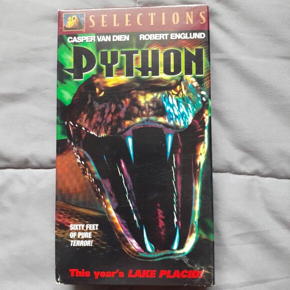 Media | Python 200 Vhs Horror Sci Fi Y2k Robert Englund Casper Van Dien | Poshmark